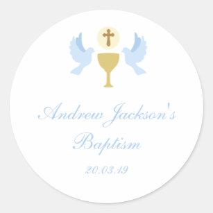 Christening Stickers | Zazzle AU