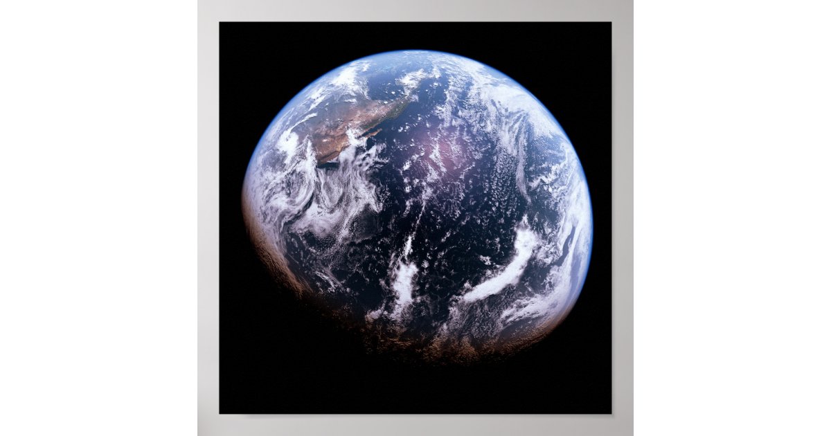 Blue planet poster | Zazzle