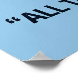 Blue Shakespeare Classroom Poster | Zazzle