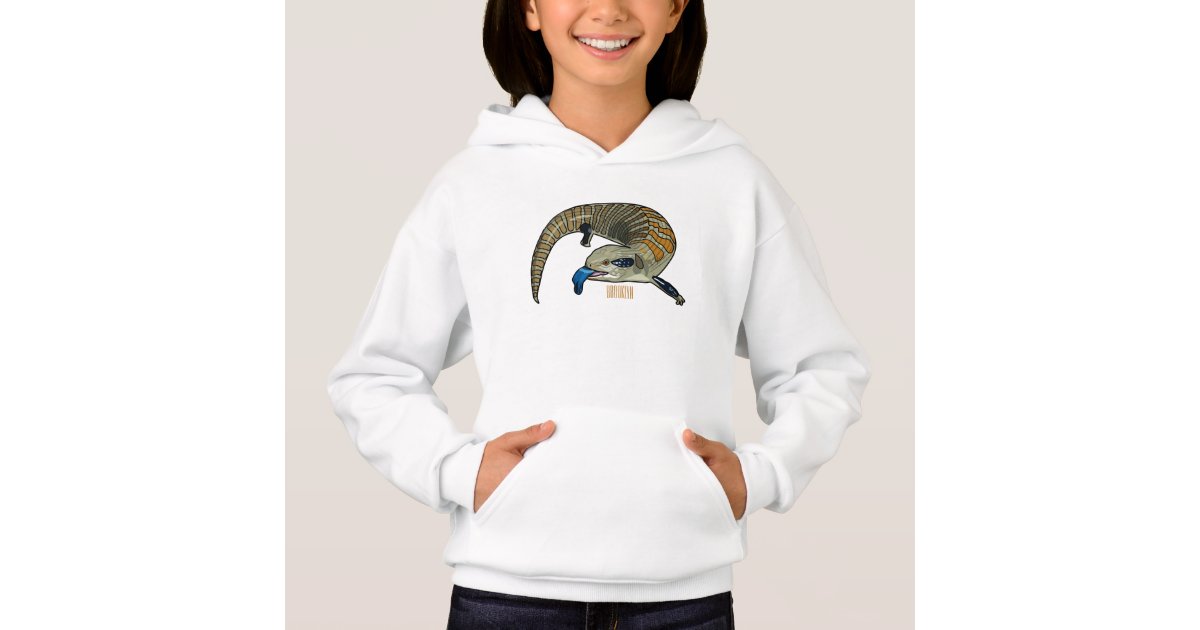 Blue-tongued skink cartoon illustration | Zazzle