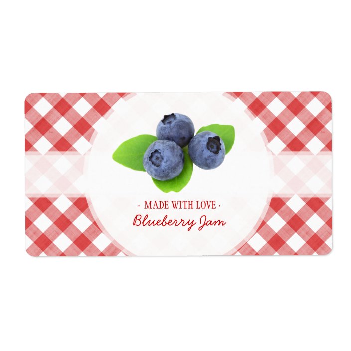 Blueberry Jam label | Zazzle.com.au