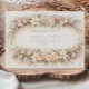 Blush Tulip And Lily Garden Bridal Shower Thank You Card | Zazzle