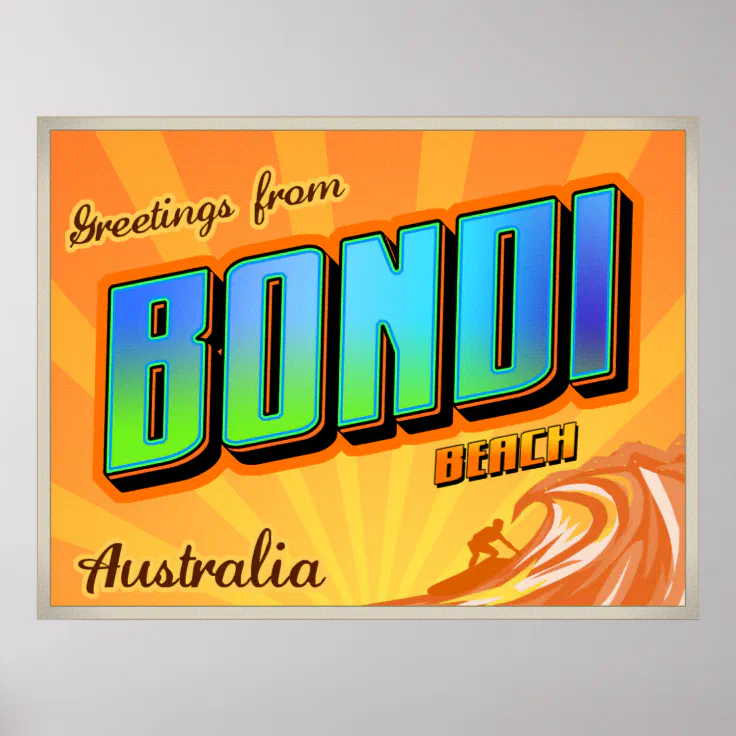 BONDI poster | Zazzle