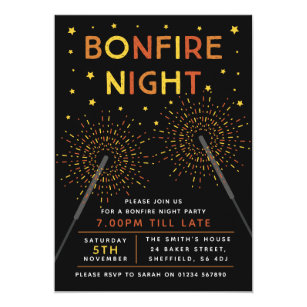 Bonfire Invitations & Announcements | Zazzle AU
