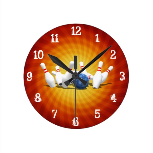 Bowling Wall Clocks | Zazzle.com.au