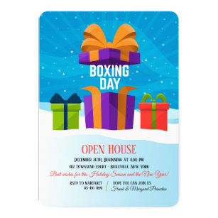 Boxing Day Invitations | Zazzle AU