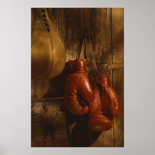 Boxing Gloves Poster | Zazzle.com.au