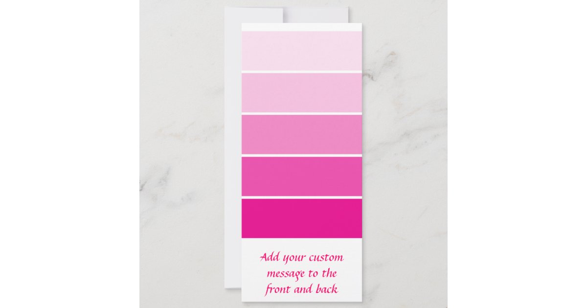 Bright Pink Paint Samples | Zazzle