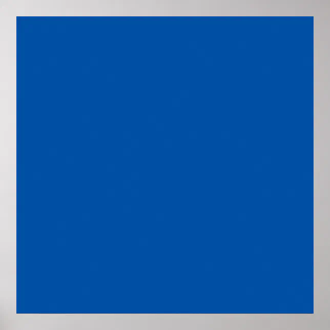 Bronze Blue Customisable Template Blank Poster | Zazzle