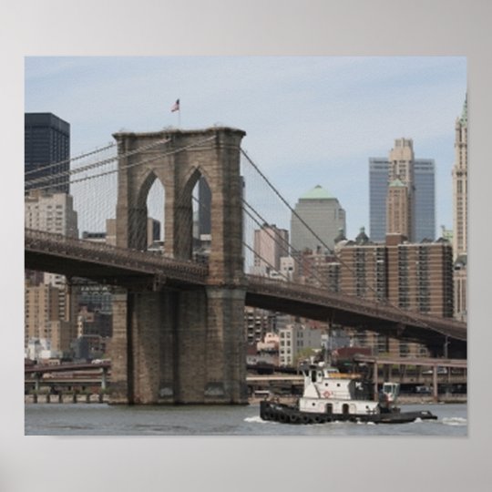 Brooklyn Bridge Poster | Zazzle.com.au
