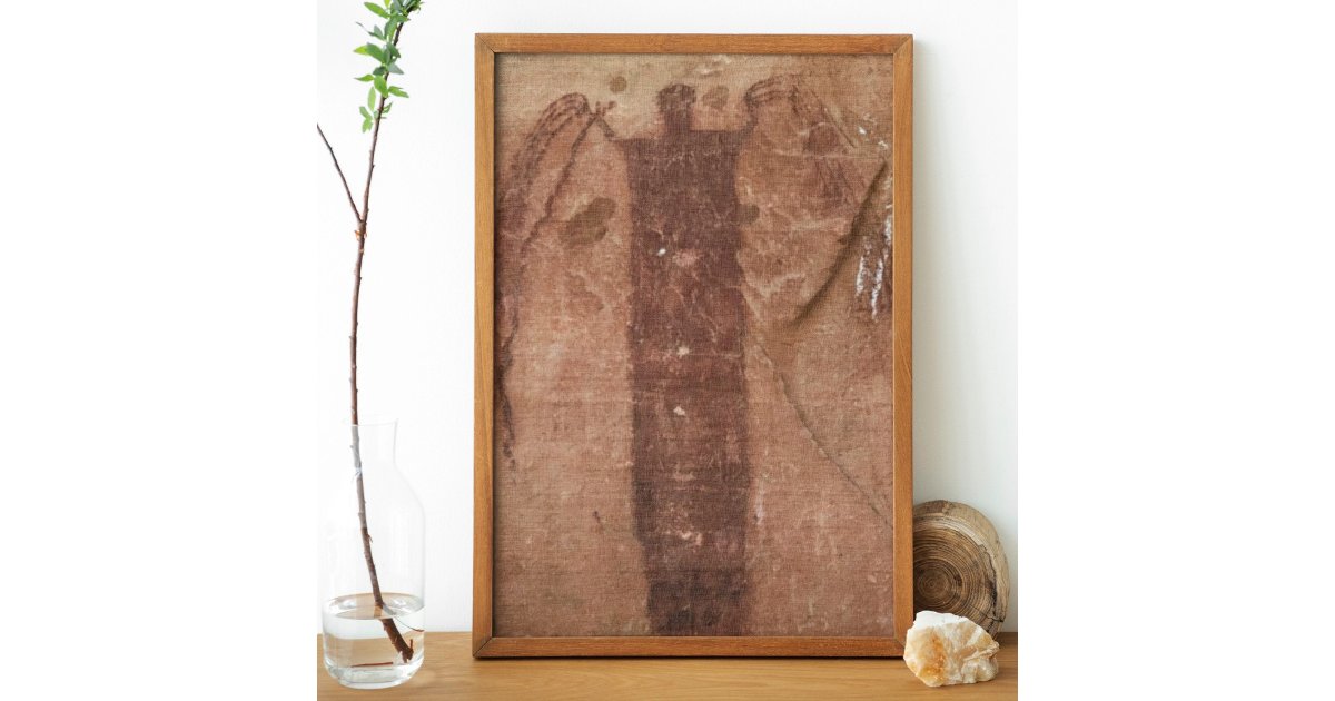 Buckhorn Wash Angel Pictograph Poster | Zazzle