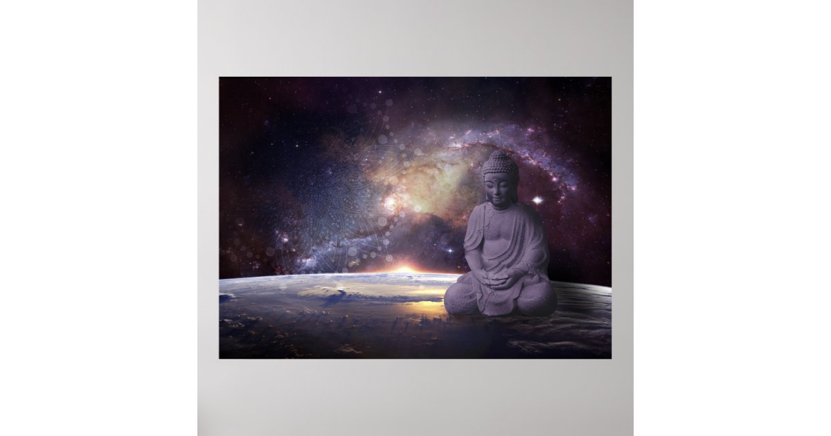 Buddha Galaxy Poster | Zazzle