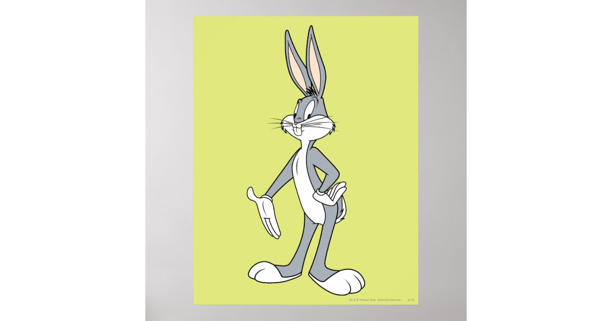 BUGS BUNNY™ Standing 3 Poster | Zazzle