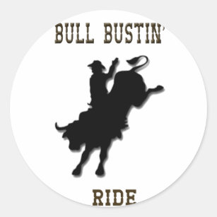 Bull Riding Stickers | Zazzle AU