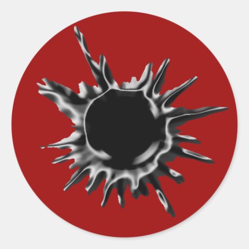 Bullet Holes Stickers | Zazzle AU
