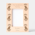 Bunny Hatching from Egg Weird Custom Family Name Etched Frames | Zazzle