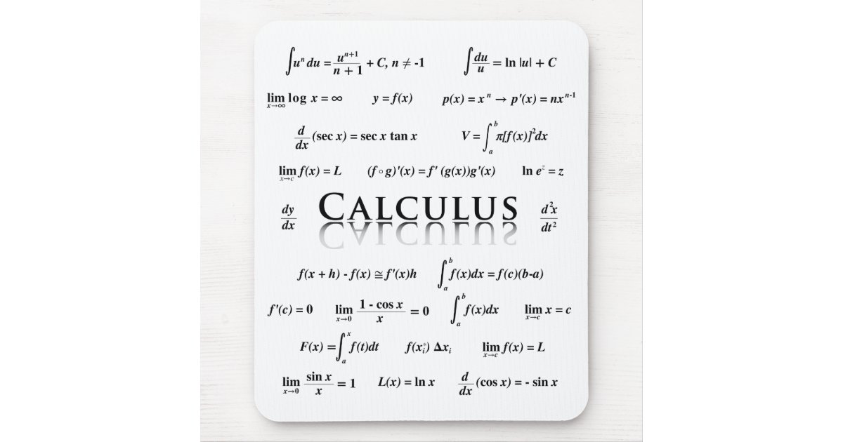 Calculus Equations Mouse Pad | Zazzle
