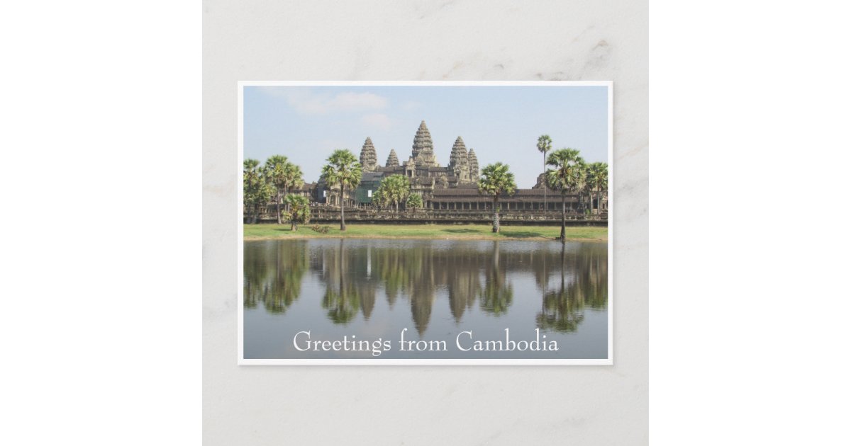 cambodian greetings postcard | Zazzle
