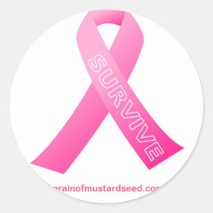 Survived Breast Cancer Stickers | Zazzle AU