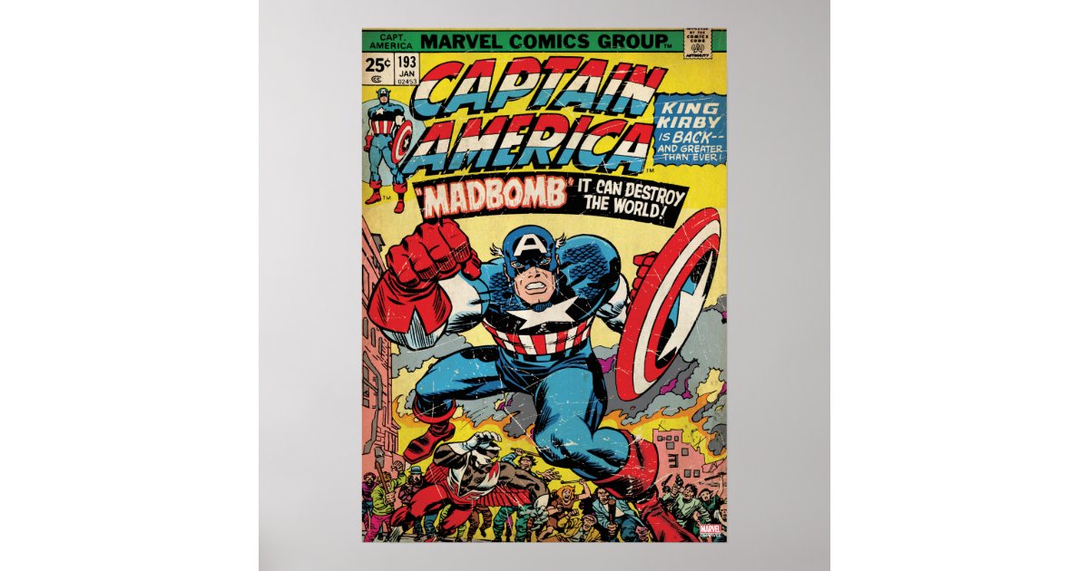 Captain America Comic #193 Poster | Zazzle