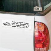 Car, Church Bumper Sticker | Zazzle