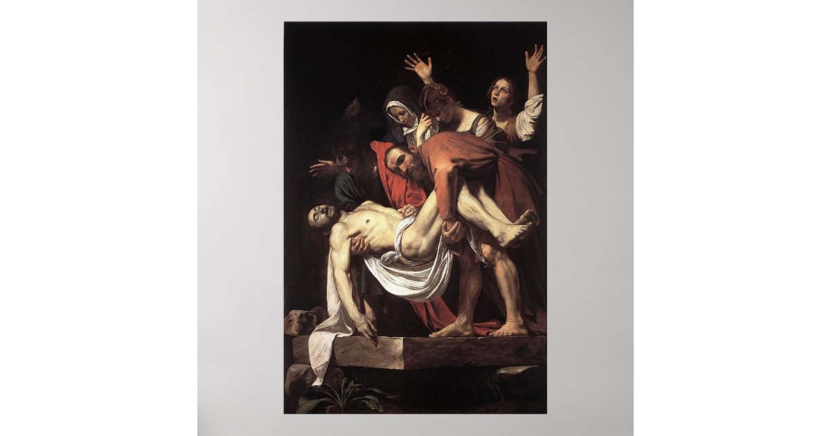 Caravaggio The Entombment Poster | Zazzle