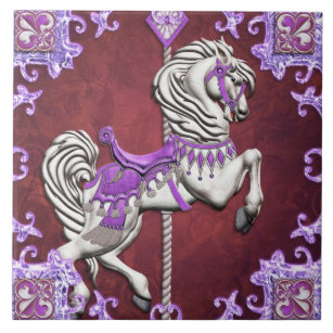 Carousel Horse Decorative Ceramic Tiles | Zazzle.com.au