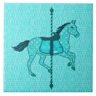 Carousel Horse Decorative Ceramic Tiles | Zazzle.com.au