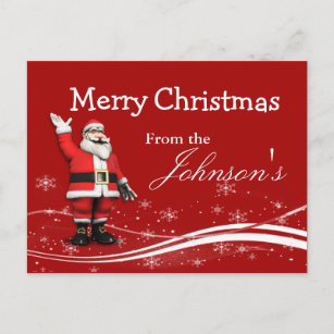 Cute Santa Claus Postcards | Zazzle.com.au