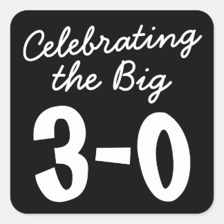 30th Birthday Stickers | Zazzle.com.au