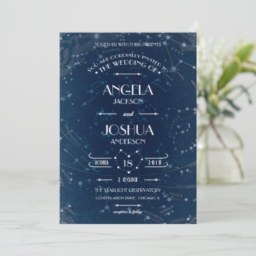 Celestial Wedding Invitation | Zazzle