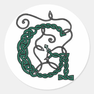 Celtic Letters Stickers | Zazzle AU