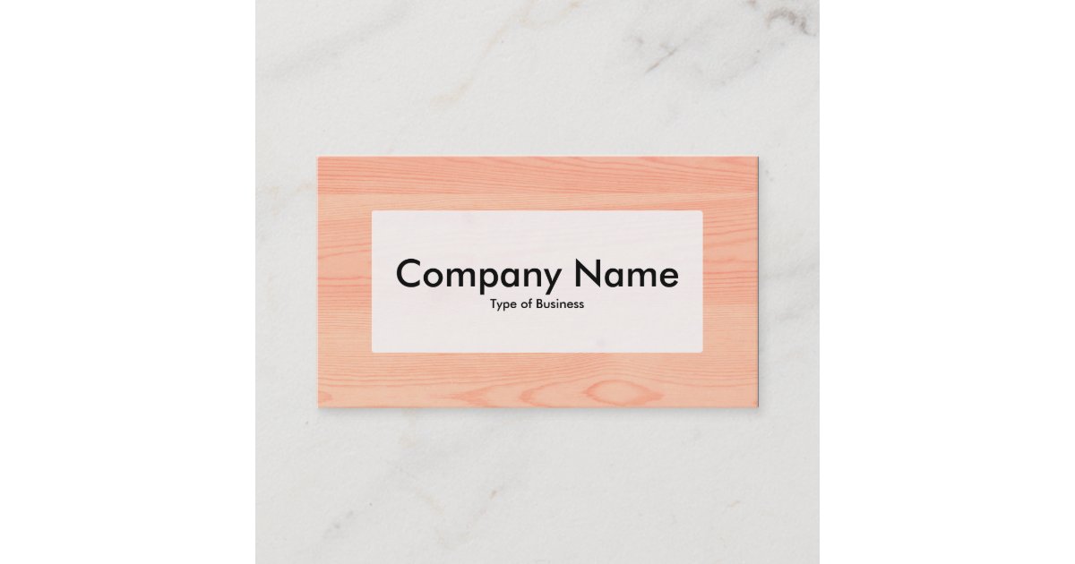 Centre Label v3 - Wood 05 Business Card | Zazzle