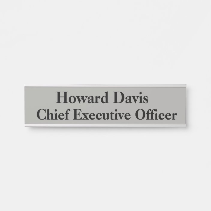 CEO Hanging Door Sign Name Plate | Zazzle.com.au