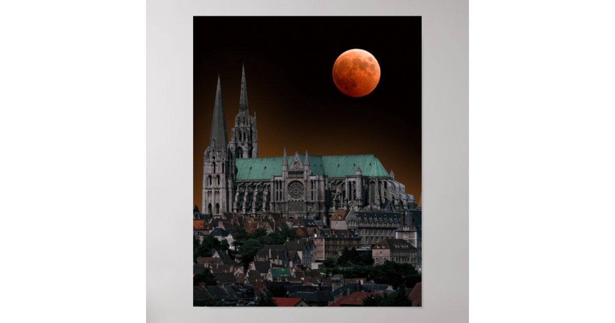 Chartres Cathedral Poster | Zazzle