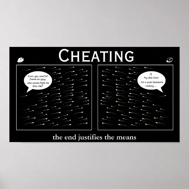 Cheating - Motivational Demotivational Poster | Zazzle