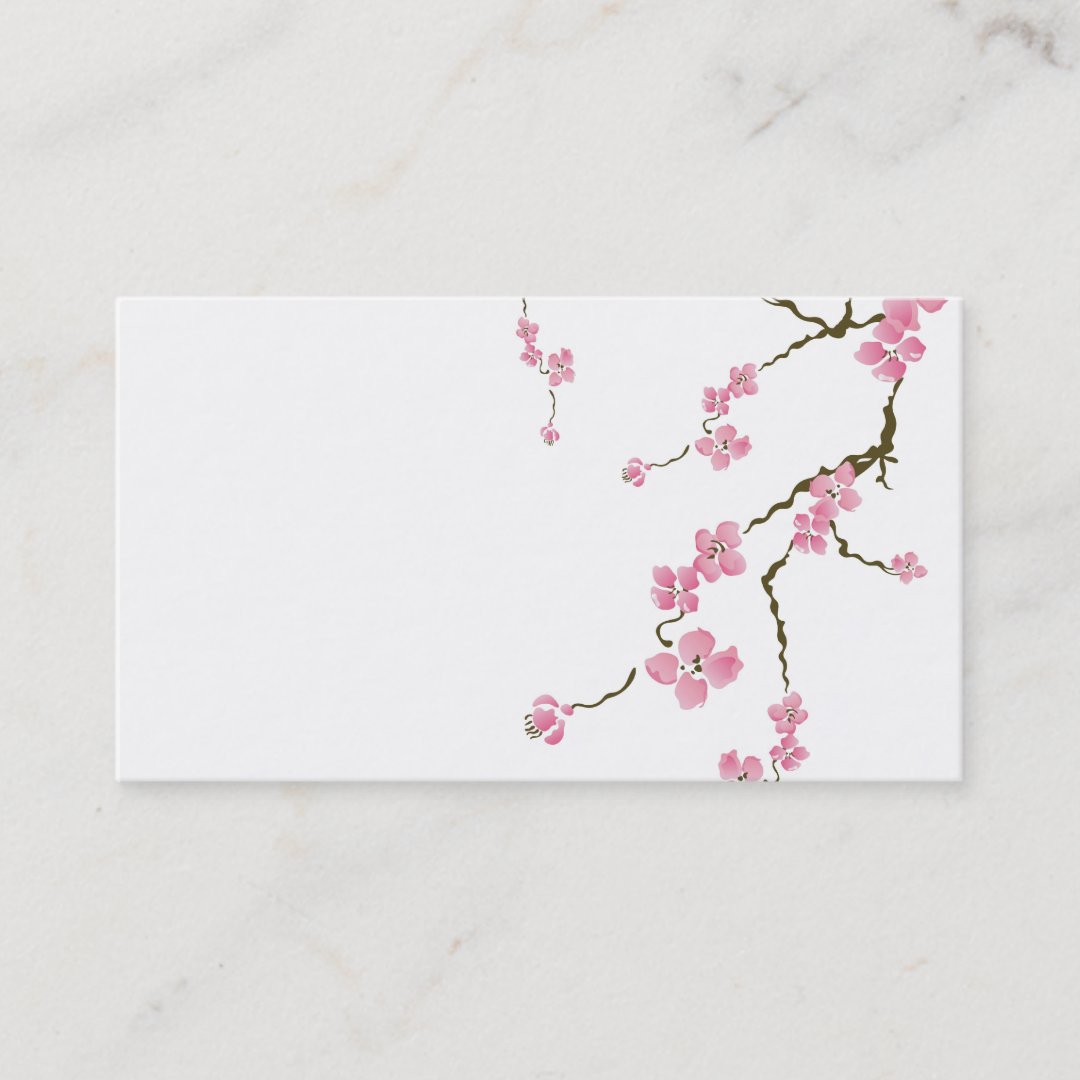 Cherry blossom Business Card | Zazzle