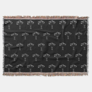 Black Art Deco Throw Blankets | Zazzle.com.au