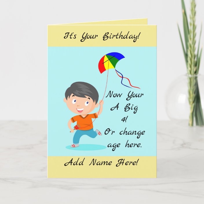 Child's Happy Birthday Card | Zazzle.com.au