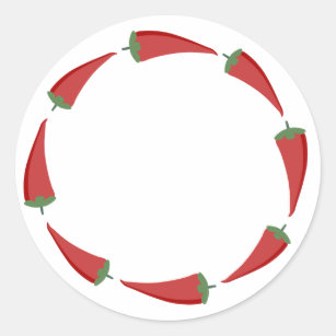 Chilli Stickers | Zazzle AU