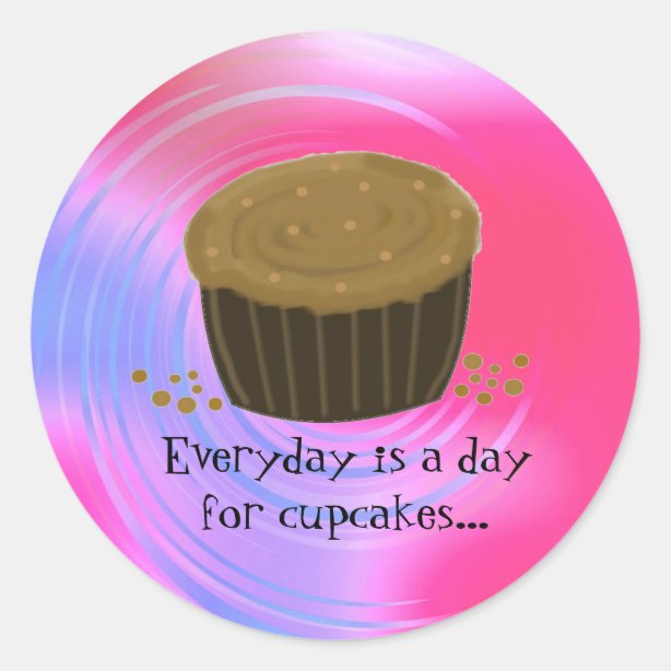 Cupcake Sayings Stickers | Zazzle AU