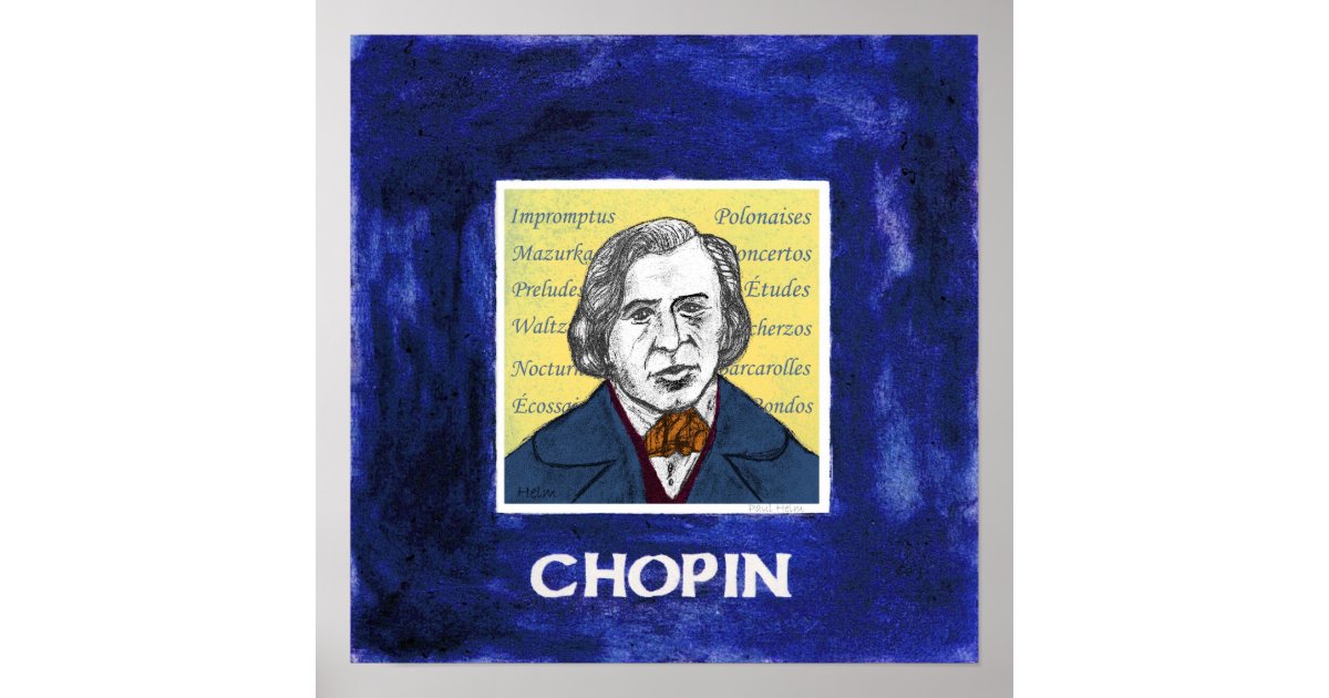 Chopin Poster | Zazzle