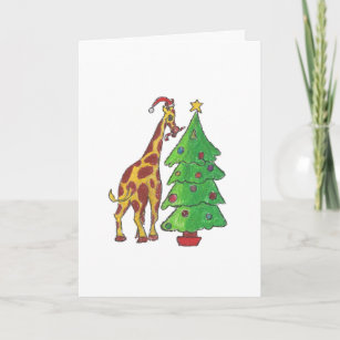 Cartoon Giraffes Cards | Zazzle AU