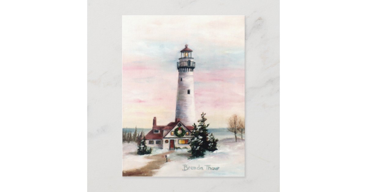 Christmas Light Postcard | Zazzle
