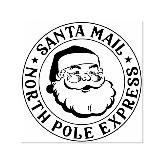 Christmas Stamp Special Delivery Santa Claus Stamp | Zazzle.com.au