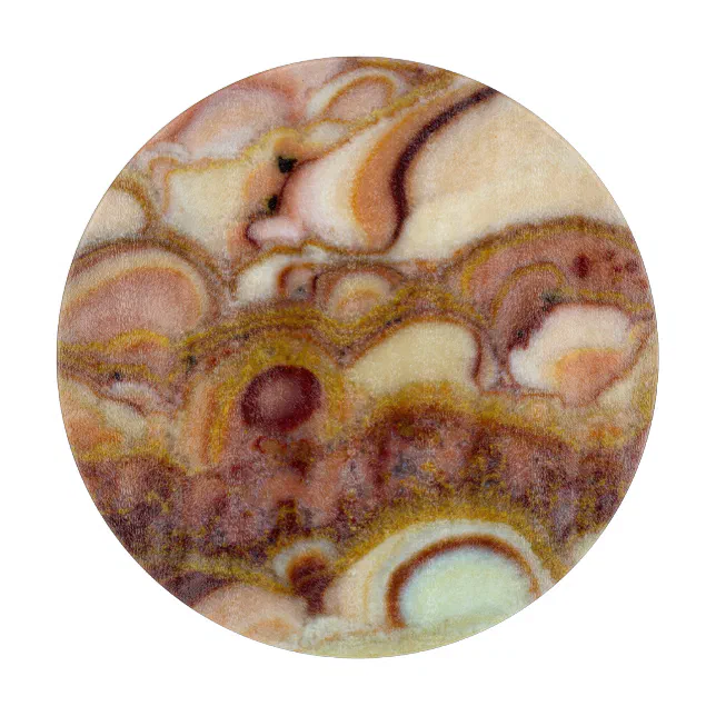 Circle Pattern Of Onyx Stone Cutting Board | Zazzle