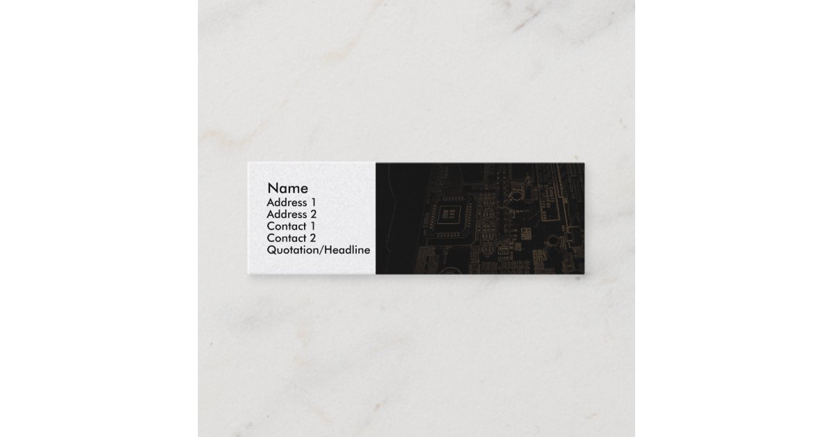 Circuit board Business Card | Zazzle