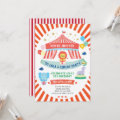 Circus Invitation, Carnival party Invitation | Zazzle