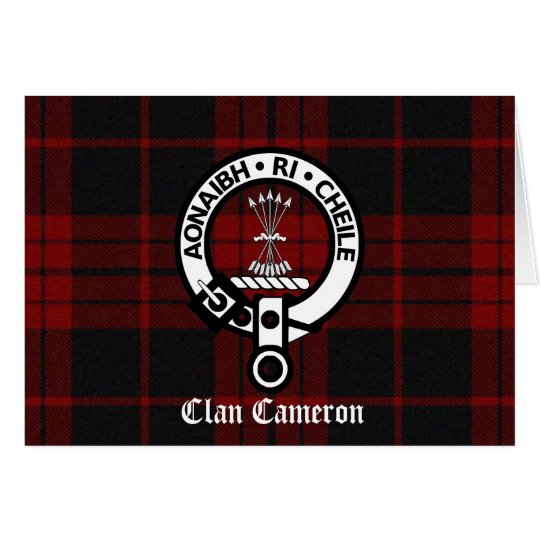 Clan Cameron Crest & Tartan | Zazzle.com.au