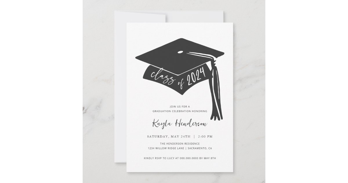 Class of 2024 Graduation Invitation | Zazzle